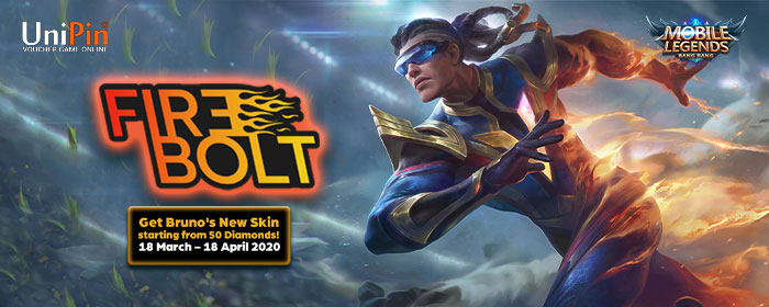 UniPin - Get Bruno “Firebolt” starting from 50 Diamonds! (PH)