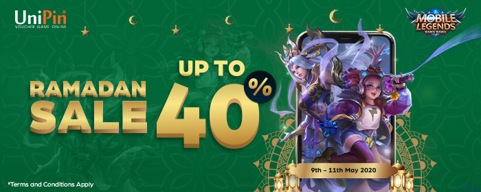 UniPin - พบกับส่วนลดพิเศษช่วงรอมฎอน สูงสุดถึง 40% ในเกม Mobile Legends ...