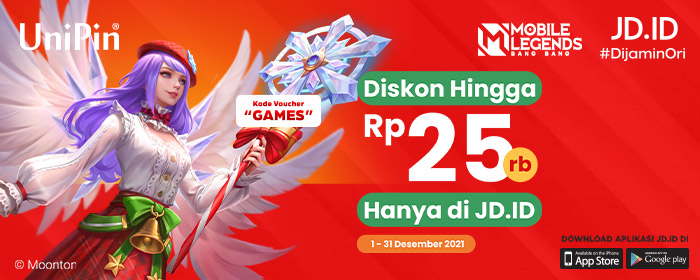 UniPin - Promo Diskon hingga 25rb UniPin Gift Card hanya di JDID