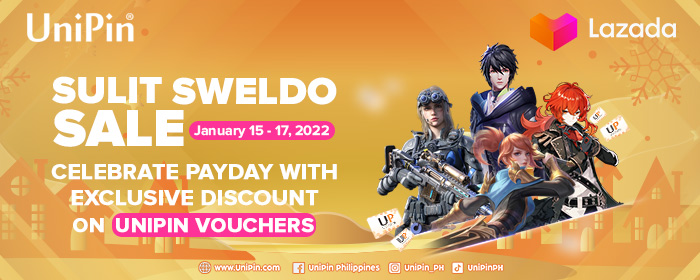 UniPin - Lazada Sulit Sweldo Sale - January 15-17, 2022 (PH)
