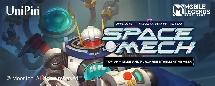 UniPin - MLBB Sep Atlas Starlight Skin “Space Mech” is Available Now! (MY)