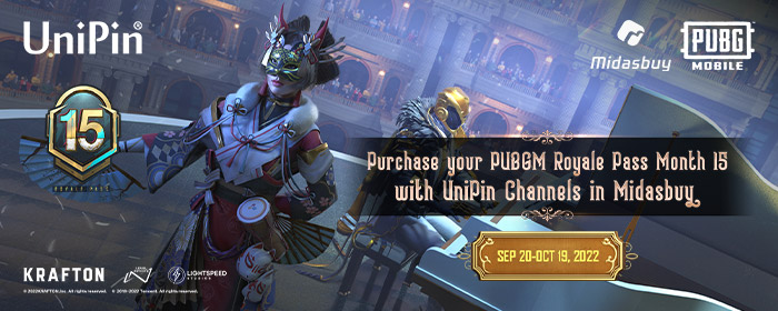 UniPin - [PUBGM Month 15] Razzle Dazzle Royale Pass Tersedia di UniPin