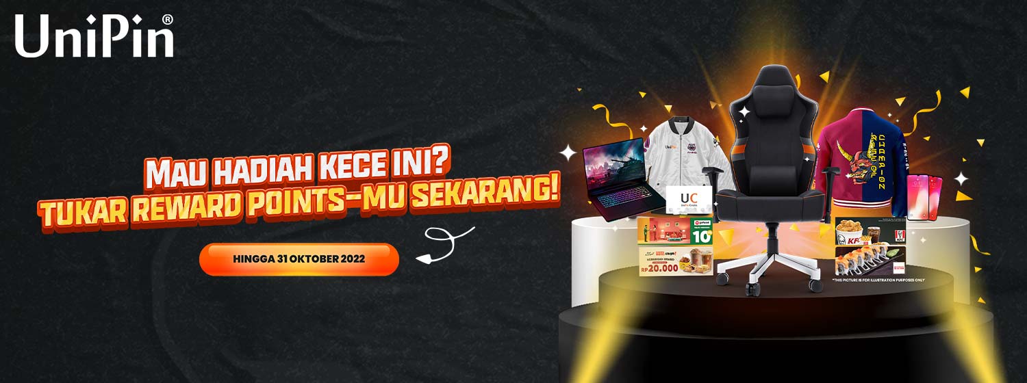 UniPin - Mau Hadiah Kece Ini? Tukar Reward Points-mu Sekarang!