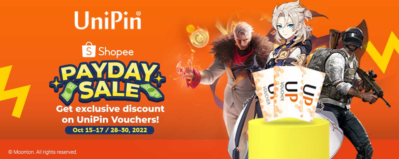 UniPin - October Shopee PayDay Sale (PH)