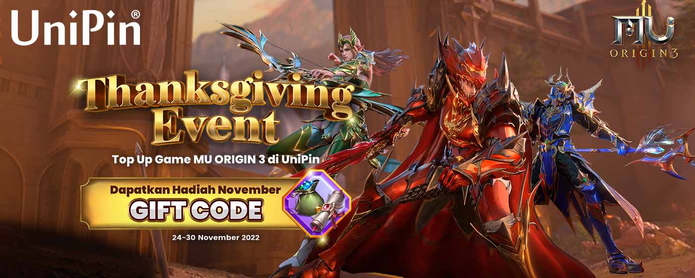 UniPin - MU ORIGIN 3 Thanksgiving Events! (ID)
