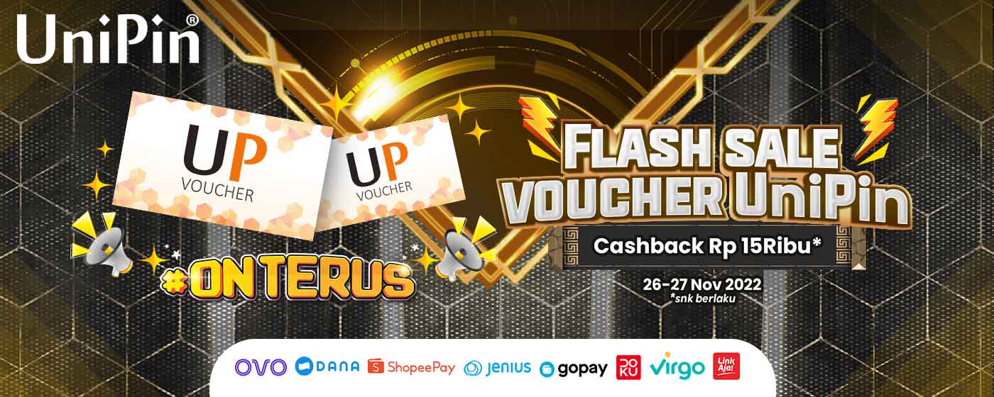 UniPin - November - Top up UniPin Voucher dan Dapatkan Cashback Hingga ...