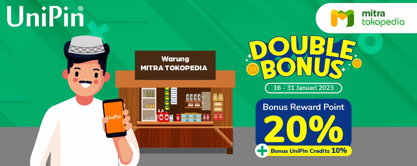 UniPin - Beli Voucher UniPin di Warung Mitra Tokopedia, Dapatkan Bonus ...