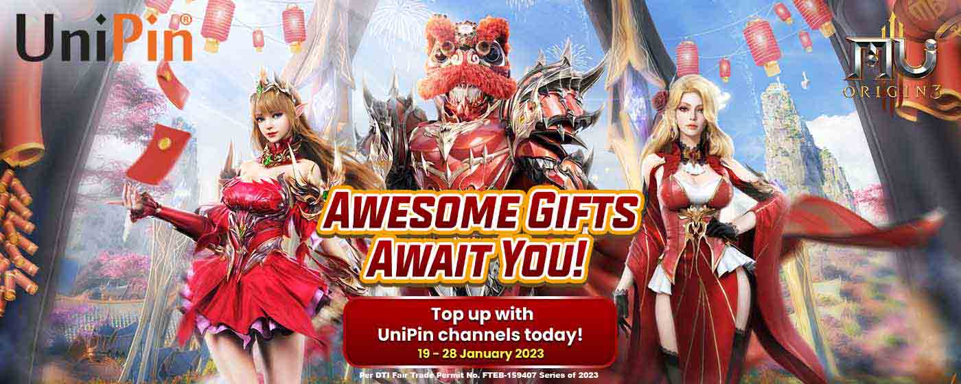 UniPin - MU Origin 3: Awesome Gifts Await You! (PH)