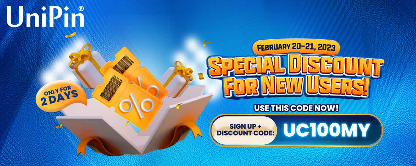 UniPin - 2-In-1 Referral Code for Special Discount