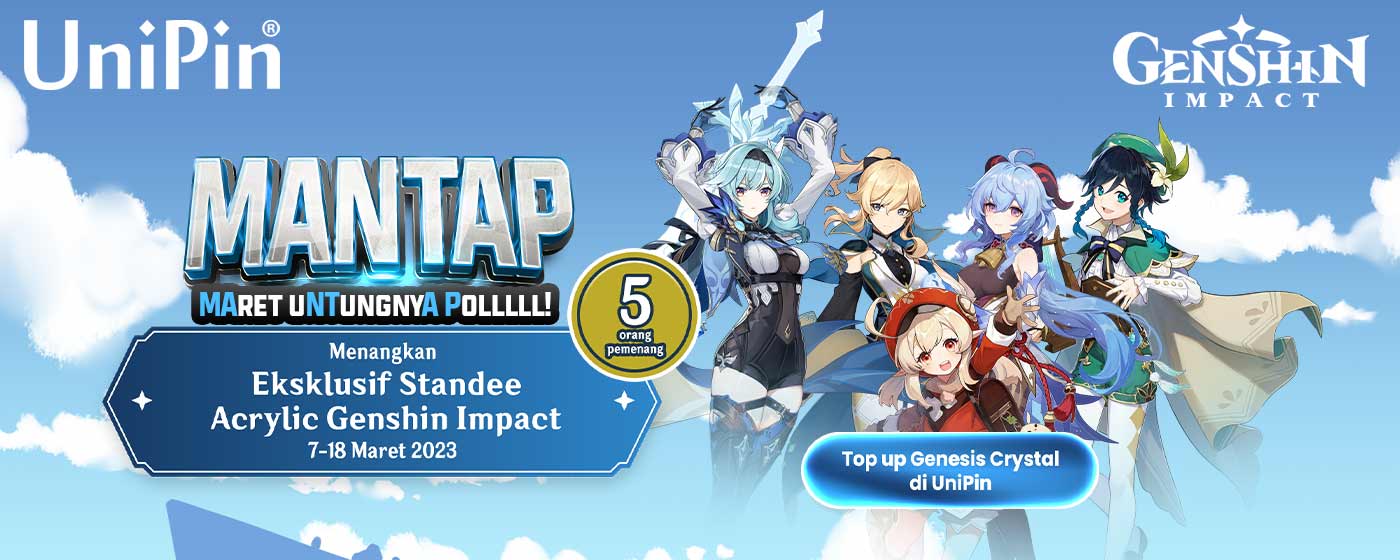 UniPin - [PROMO MANTAP] Maret Untungnya Pollll! Top Up Genesis Crystal ...