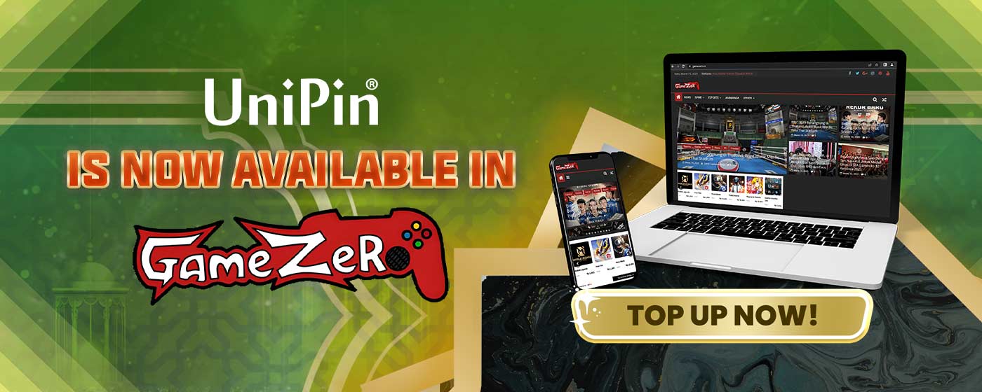 UniPin - GameZero & UniPin Hadirkan Kemudahan Top Up Voucher Game