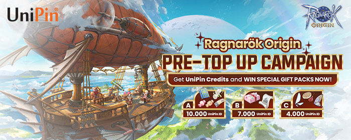 UniPin - Ragnarok Origin Pre-Top Up Campaign! Reload UniPin Credits And ...
