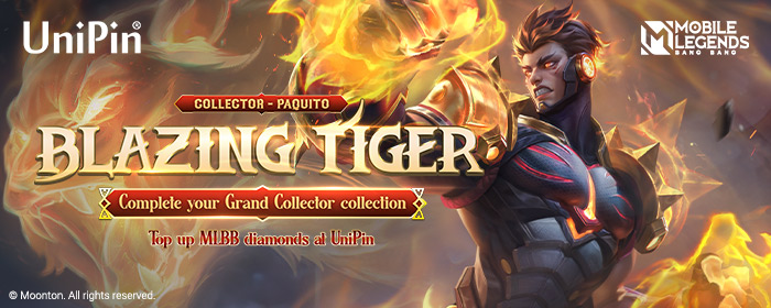 UniPin - Paquito's new Collector skin - "Blazing Tiger" Available Now (PH)