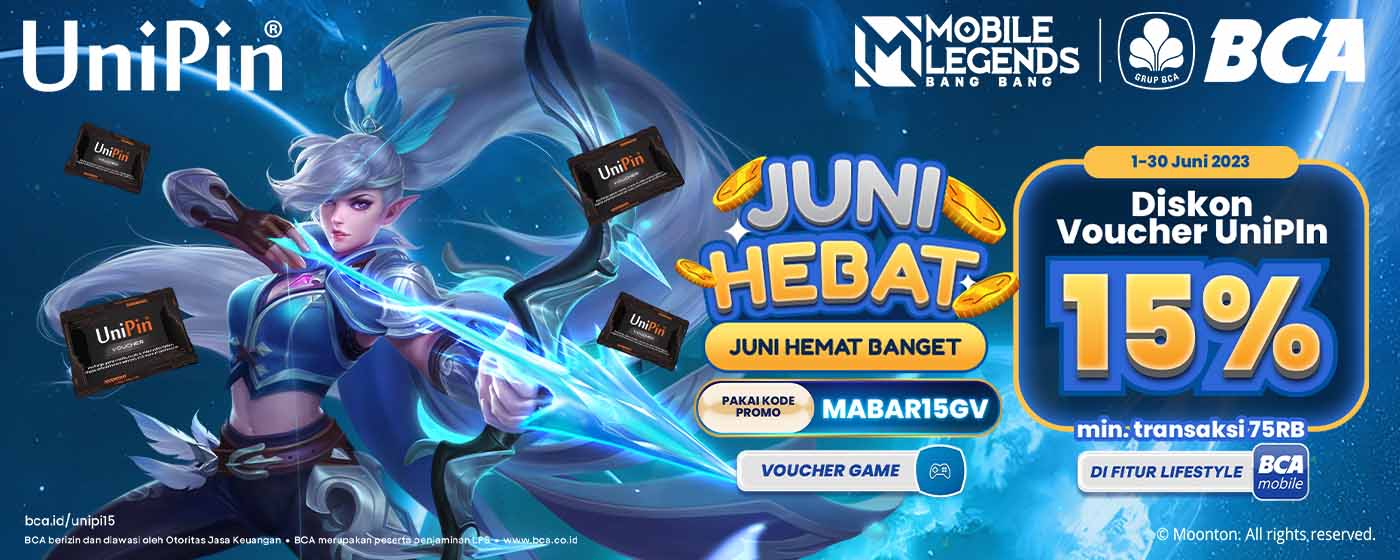 UniPin - Juni Hebat (Juni Hemat Banget) - Diskon Hingga 15RB Voucher ...