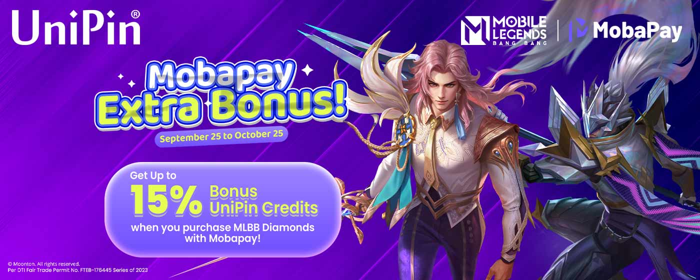 UniPin - MobaPay Extra Bonus! (PH)