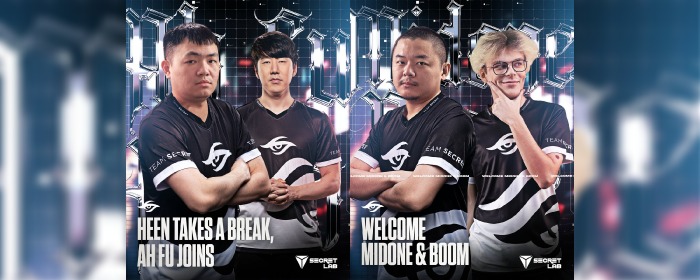 UniPin - Team Secret Umumkan Roster Baru Dota 2