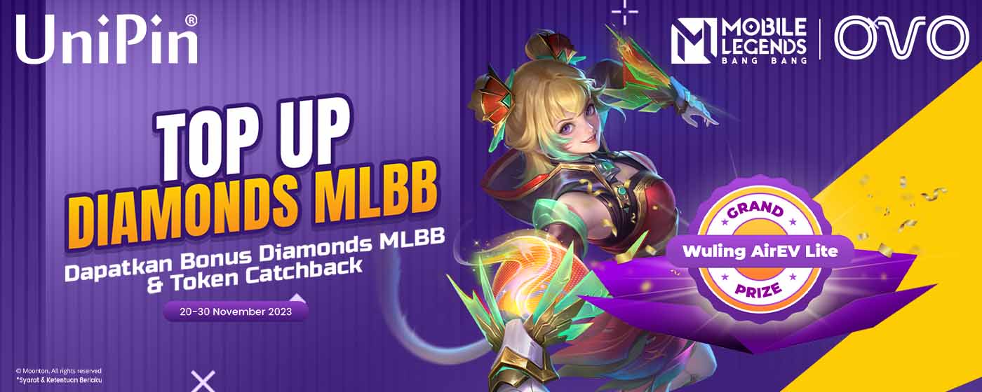 UniPin - Top Up Diamonds MLBB di UniPin! Dapatkan Catchback Pakai OVO ...