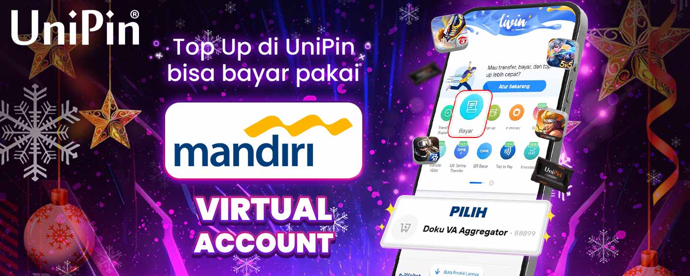 UniPin - Top Up Game Favoritmu di UniPin Bisa Pakai Mandiri Virtual ...