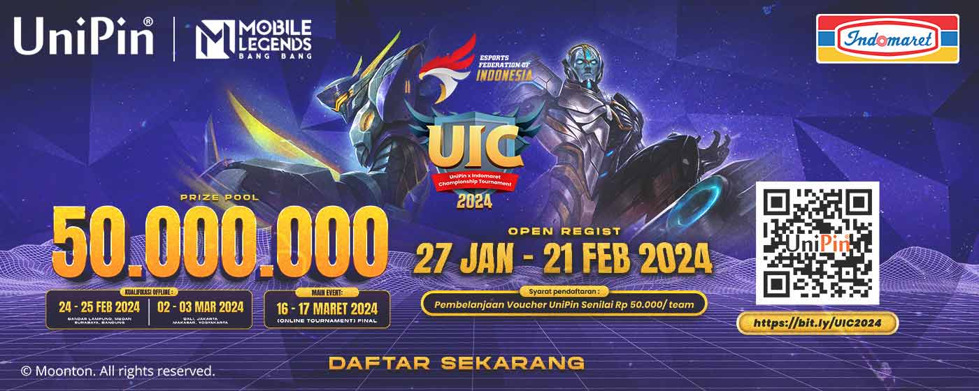 UniPin - UniPin Indomaret Championship Hadir Kembali!