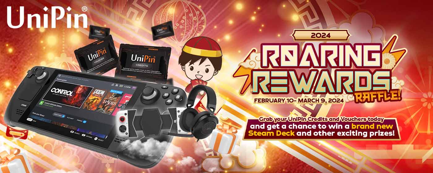 UniPin - 2024 Roaring Rewards Raffle (PH)