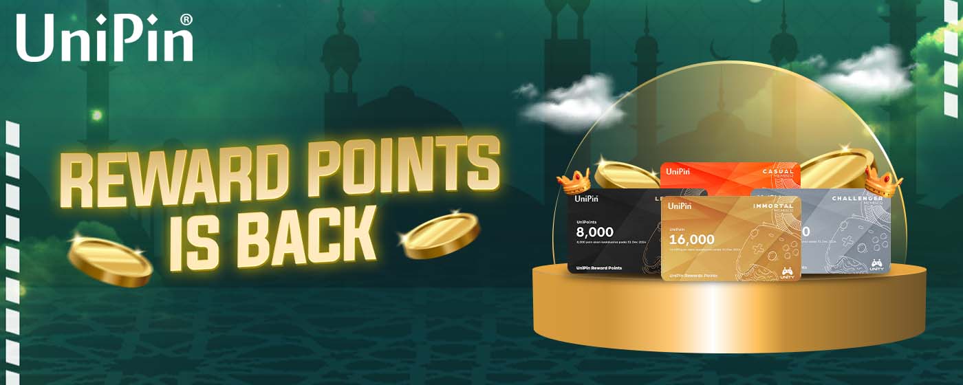 UniPin - UniPin's Reward Points Are Back: Redeem Yours Today! (MY)