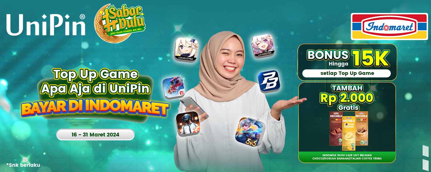 UniPin - Top Up Game di UniPin dan Bayar di Indomaret, Bisa Tebus Murah ...