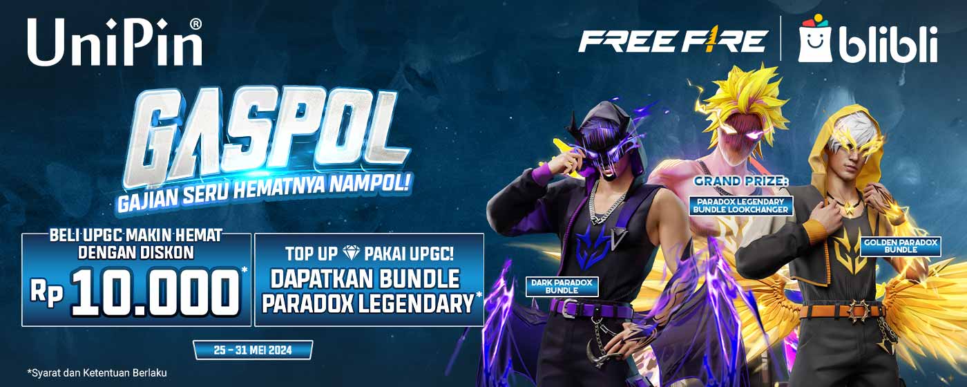 UniPin - GASPOL BELI UPGC DI BLIBLI DAN DAPATKAN DISKONNYA!