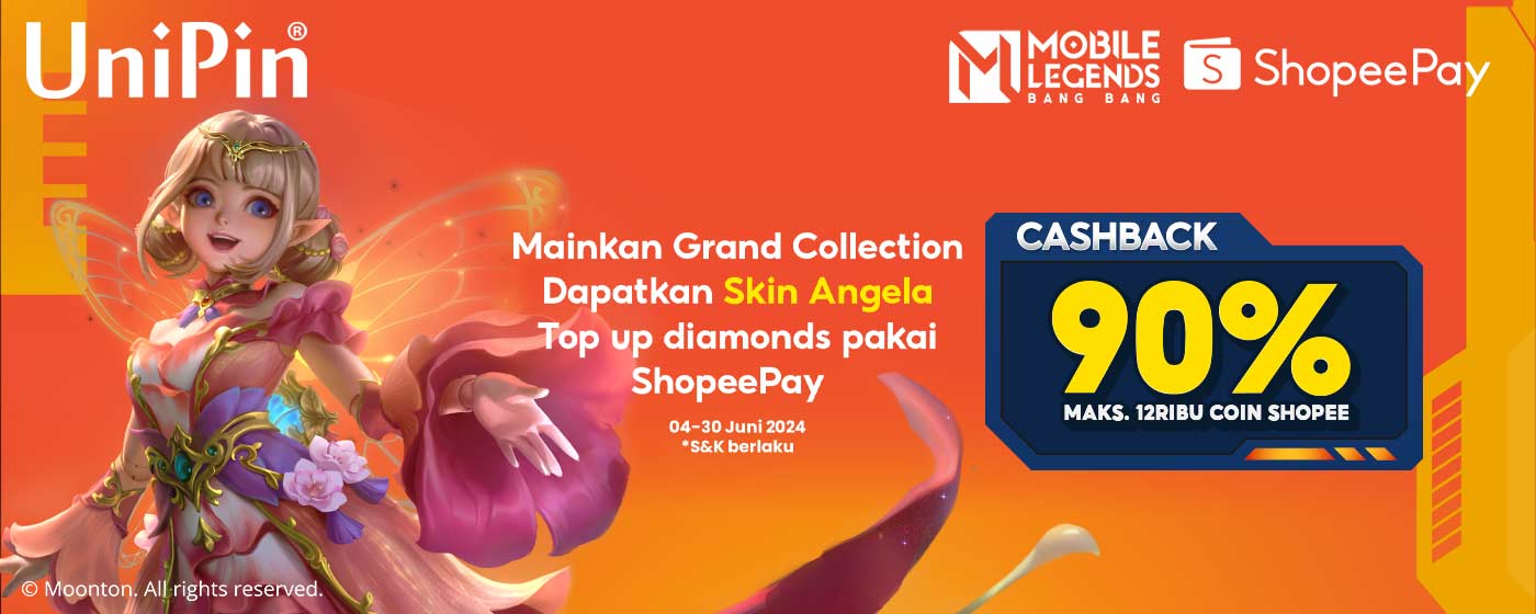 UniPin - Top Up Diamonds MLBB di UniPin Dapatkan Cashback 90% Koin ...