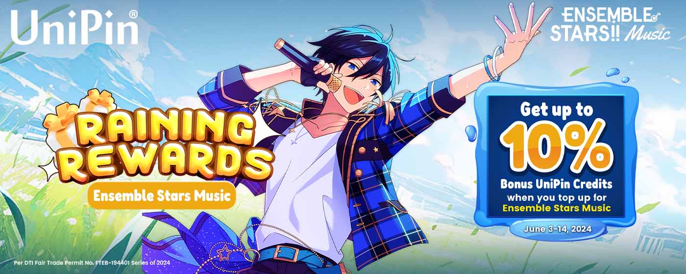 UniPin - Raining Rewards: Ensemble Stars Music (PH)