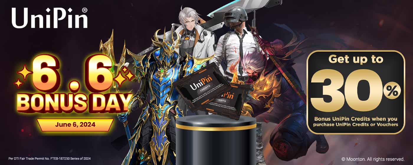 UniPin - 6.6 Bonus Day! (PH)