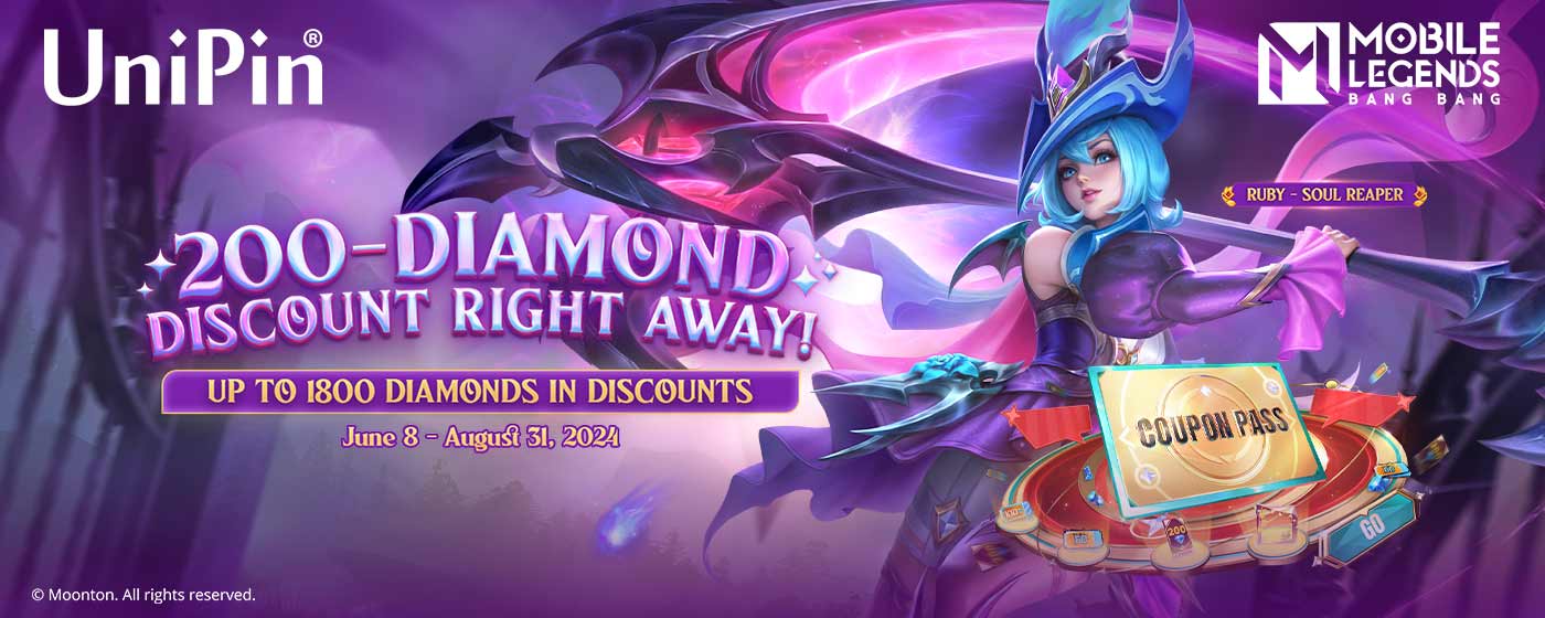 UniPin - Unlock Exclusive Discounts with the MLBB Coupon Pass! (MY)