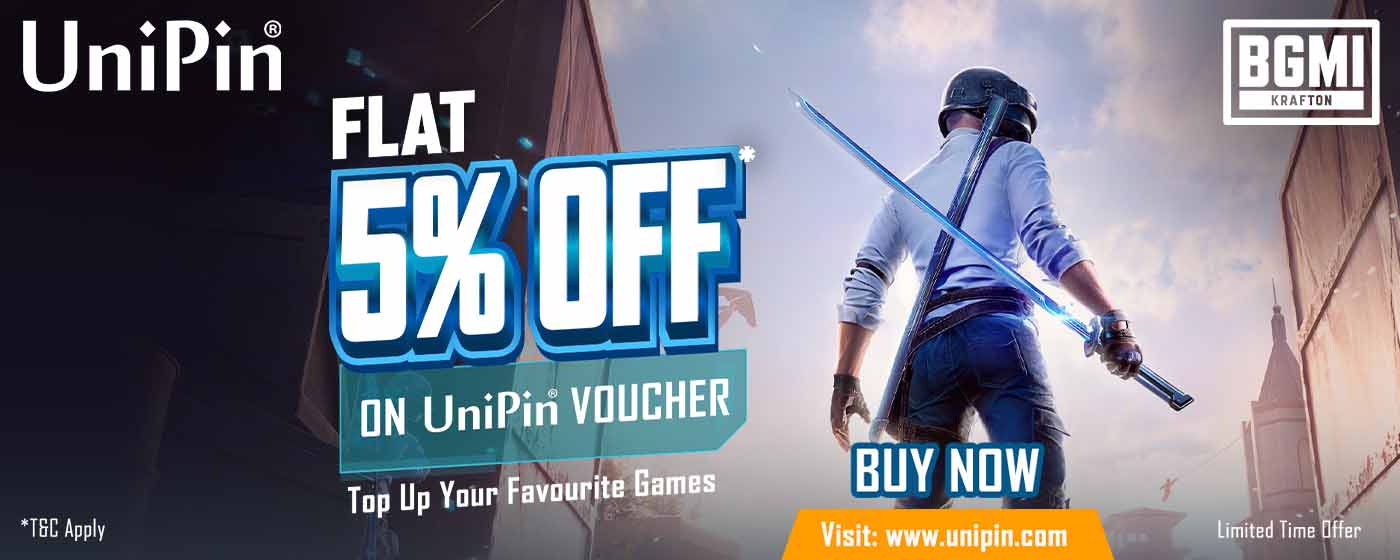 UniPin - Now Buy UniPin Vouchers & Get FLAT 5% Off