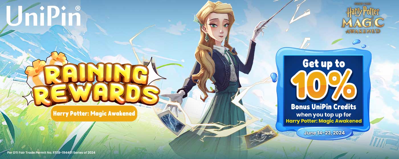 UniPin - Raining Rewards: Harry Potter Magic Awakened (PH)