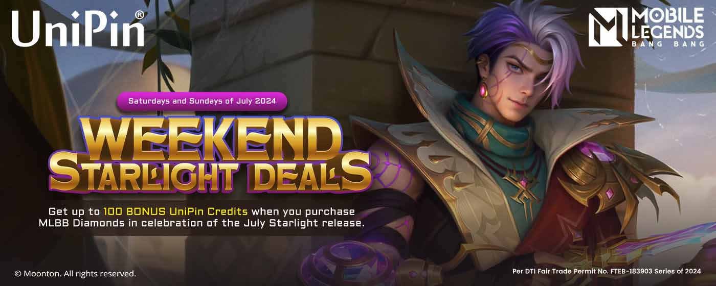 UniPin - July Weekend Starlight Deals (PH)