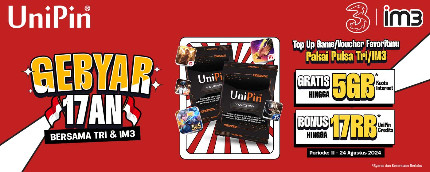 UniPin - Gebyar 17an Bersama Tri dan IM3
