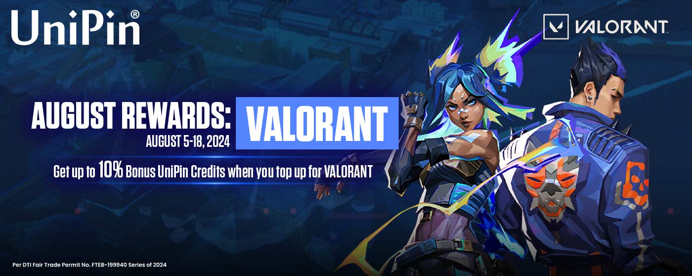 UniPin - August Rewards: Valorant (PH)