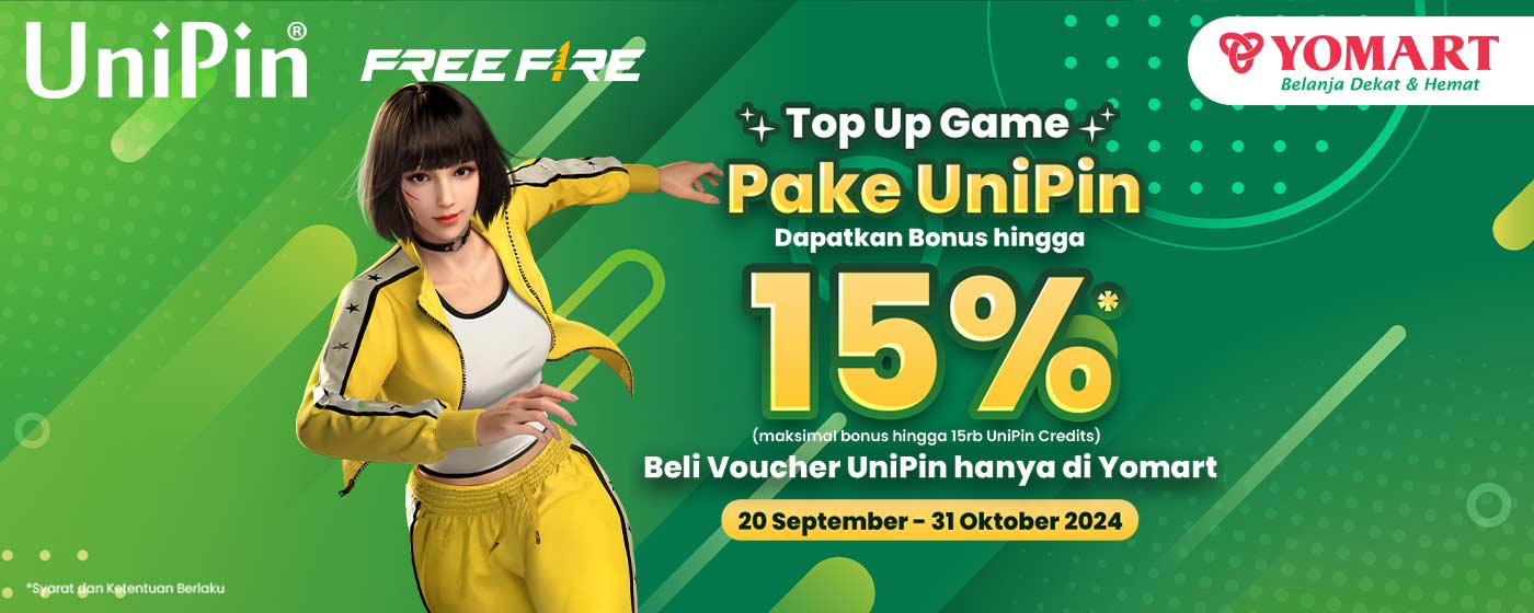 UniPin - Beli Voucher UniPin di Yomart dan Dapatkan Bonus hingga 15% ...