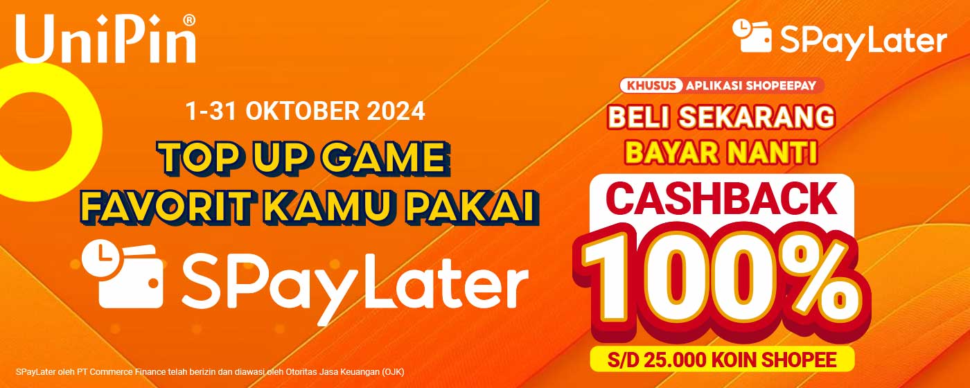 UniPin - Oct – Top up Game di UniPin dan Bayar Pakai SPayLater Dapatkan ...