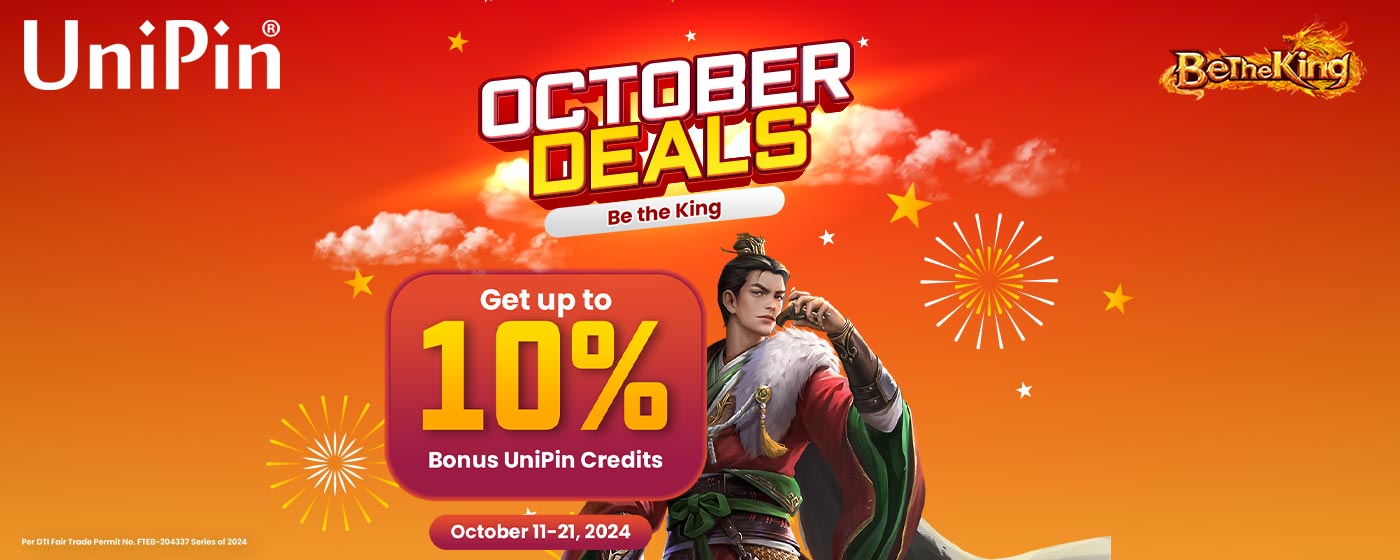 UniPin - October Deals: Be The King (PH)
