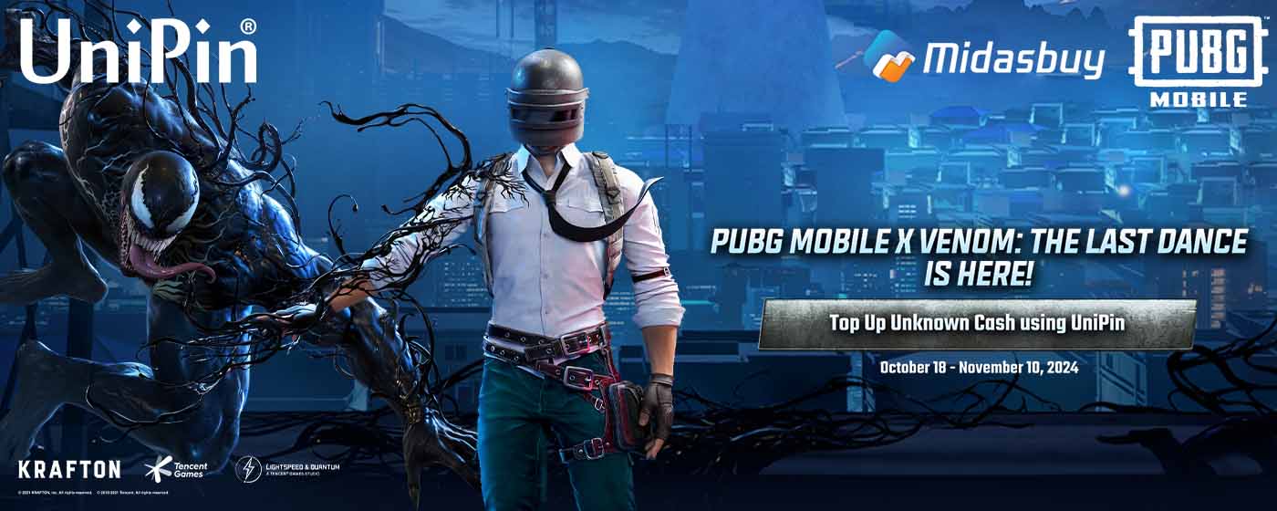UniPin - PUBG Mobile x Venom: The Last Dance Collaboration! (MY)