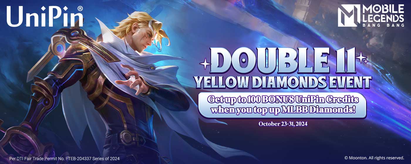 UniPin - MLBB Double 11 Yellow Diamond Event Bonus (PH)