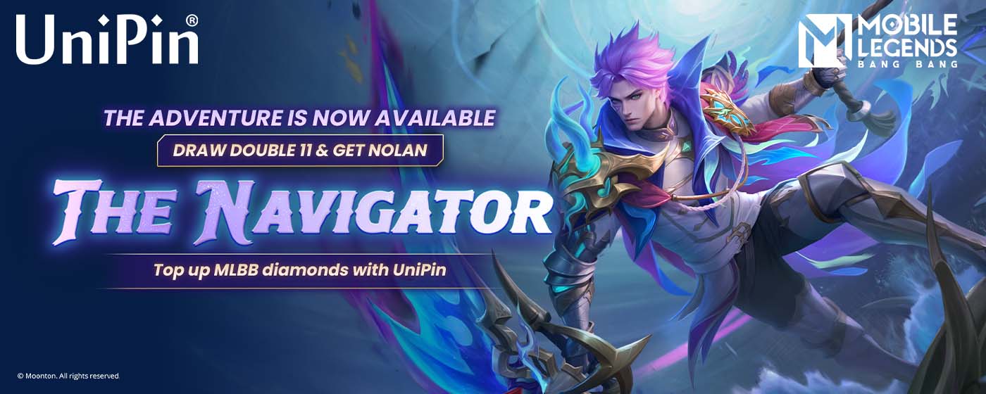 UniPin - Double 11 Exclusive Skin Nolan "The Navigator" Is HERE! (MY)