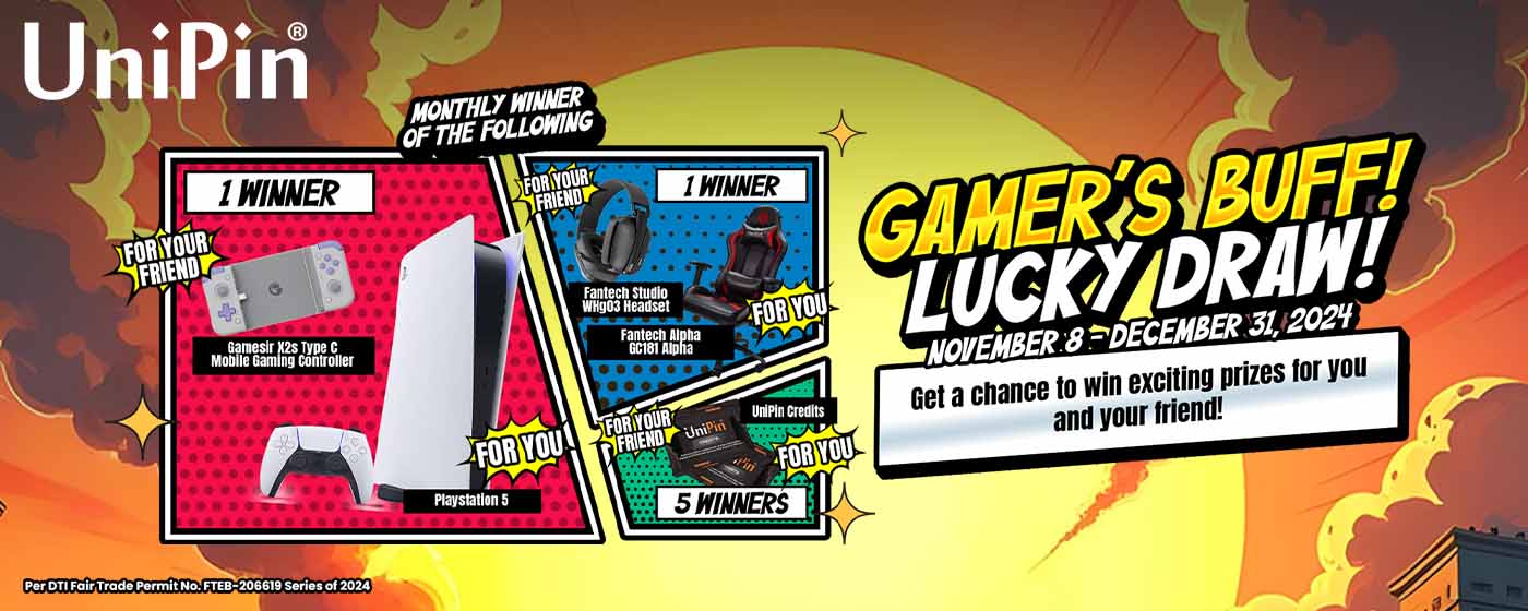 UniPin - Gamer's Buff - Lucky Draw (PH)