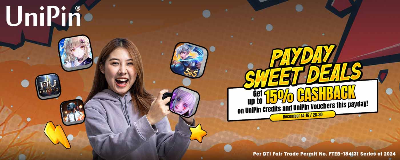 UniPin - December Payday Sweet Deals (PH)