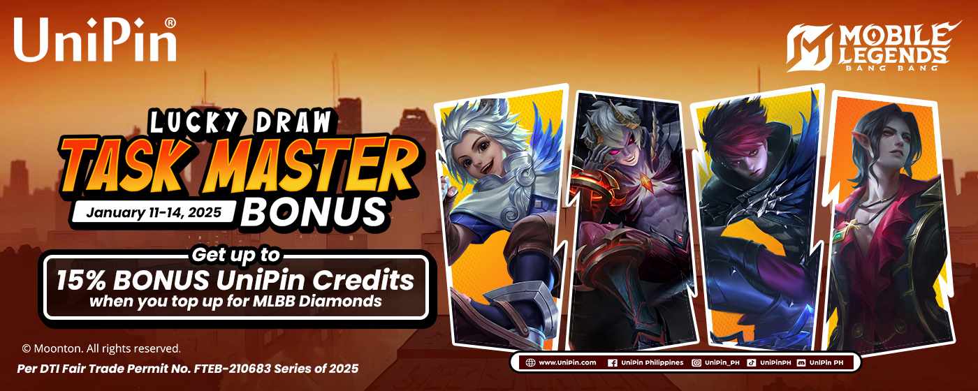 UniPin - Lucky Draw Task Master Bonus (PH)