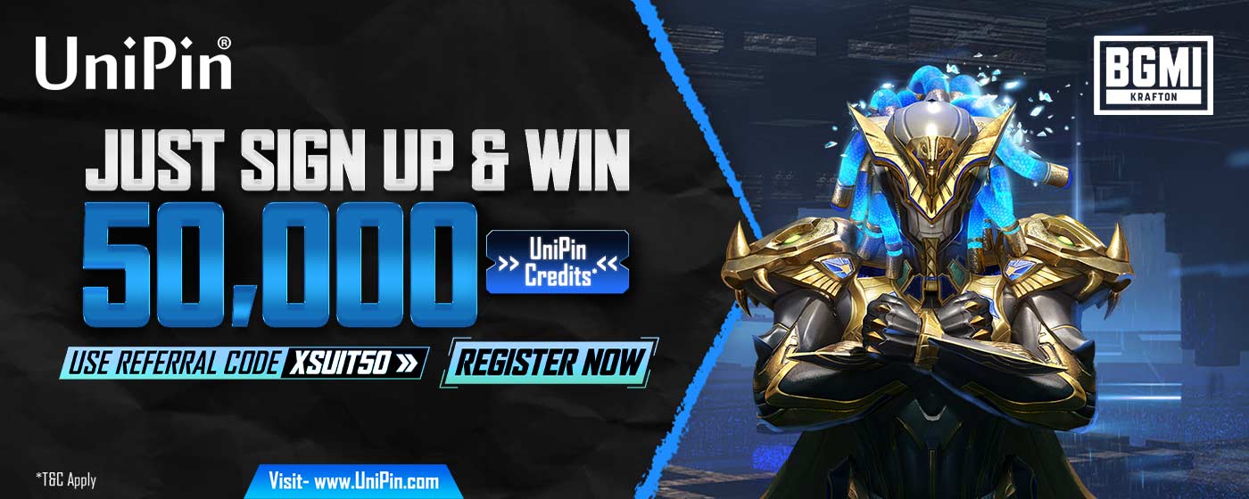 UniPin - Sign Up to Win FREE UniPin Credits Worth 50,000*