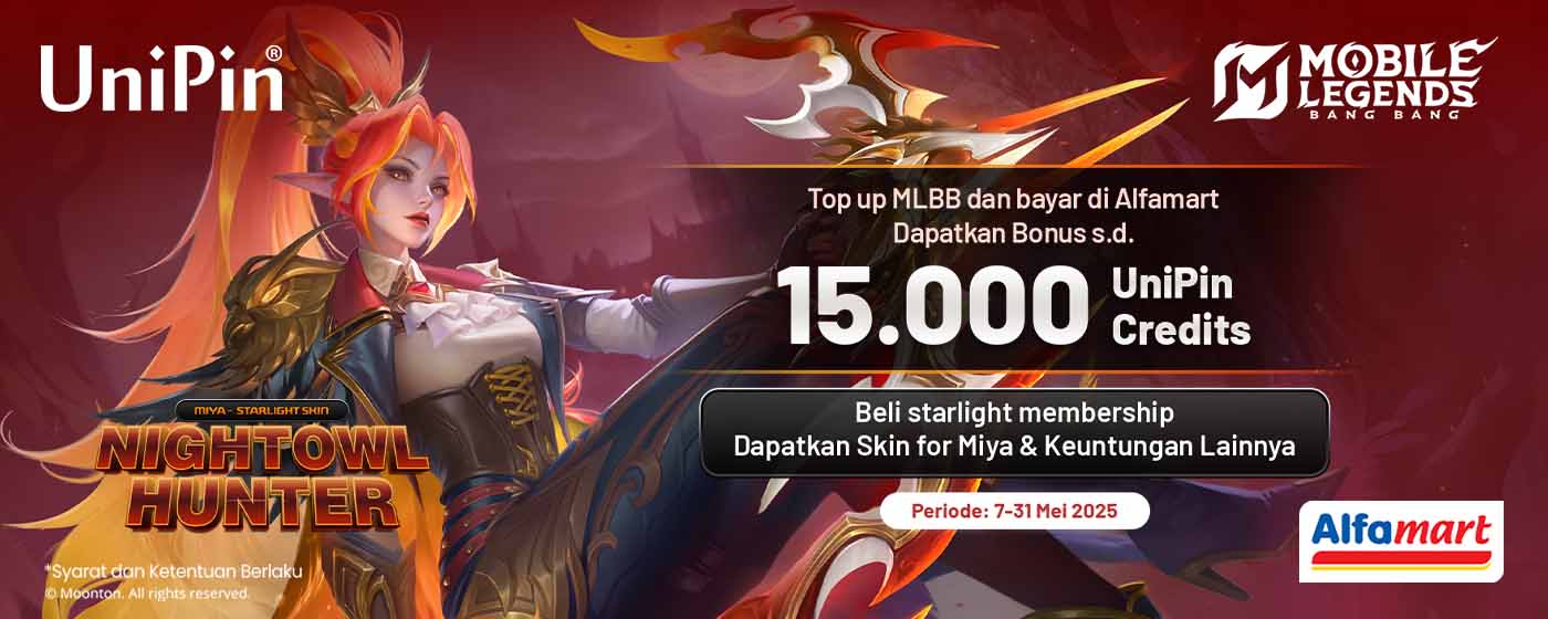 UniPin - Top Up UniPin Credits di Alfamart dan Beli Starlight ...