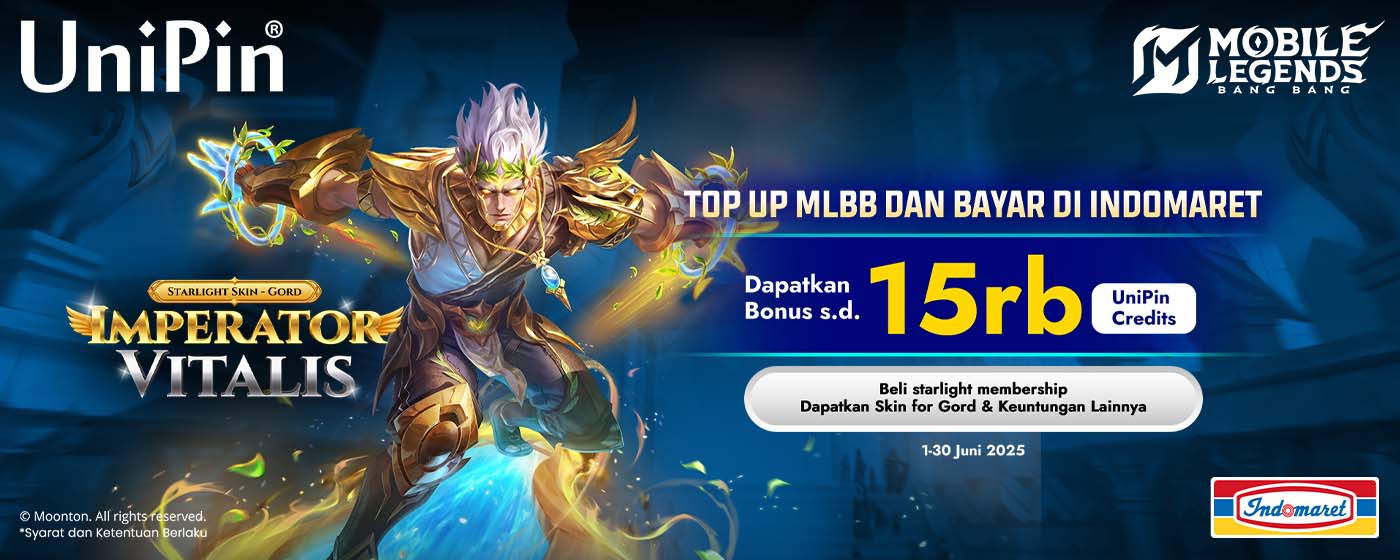 UniPin - Top Up MLBB dan bayar di Indomaret, Dapatkan 15.000 UniPin ...