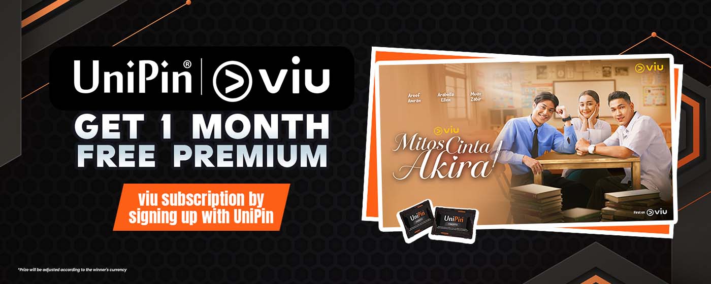UniPin - Get 1 Month of Viu Premium FREE When You Sign Up with UniPin
