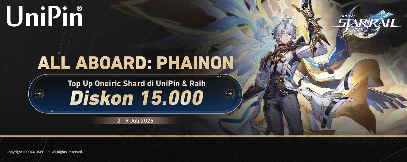 UniPin - [All Aboard: Phainon] Top Up Honkai: Star Rail di UniPin ...